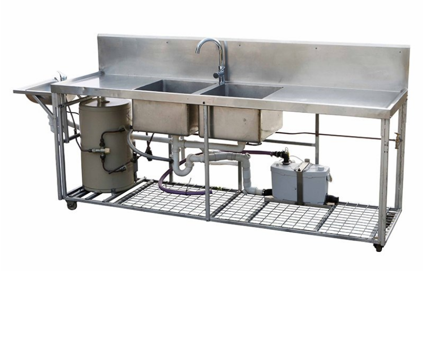 Twin Sink Unit 2.8m for Hire - Festival Services - Unique Equipment.